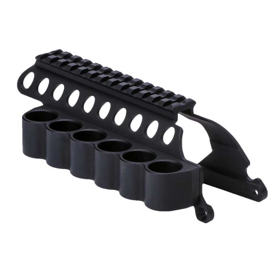 Mesa Tactical Remington 870 SureShell Side Saddle with 5 Mesa Tactical Remington 870 SureShell Side Saddle with 5